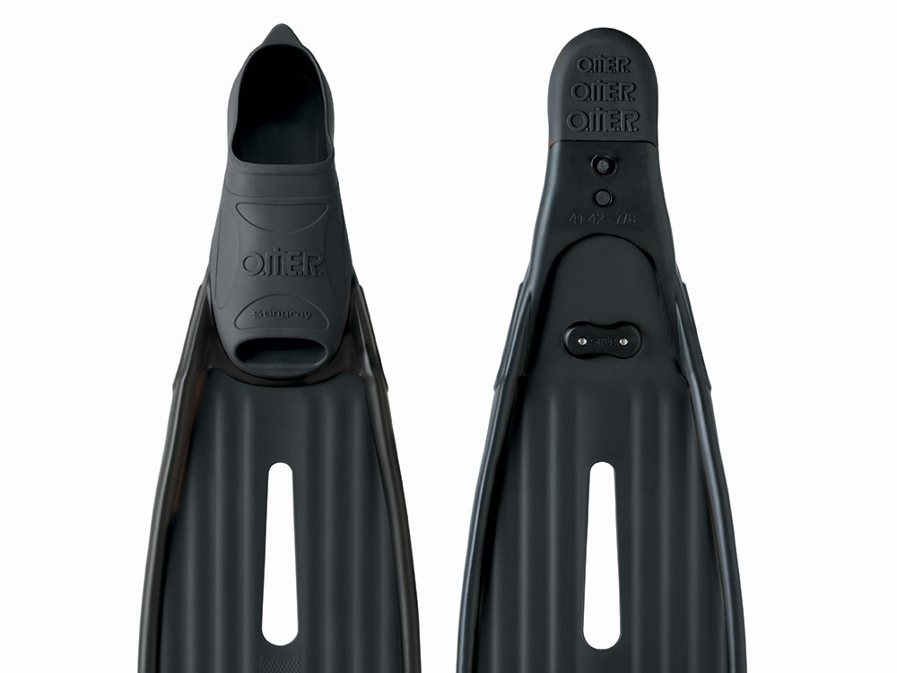 OMER Stingray Evo Fins Black