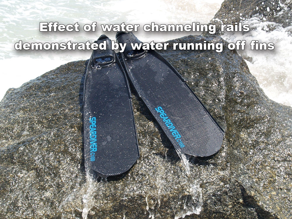 Water Channeling Fin Rails